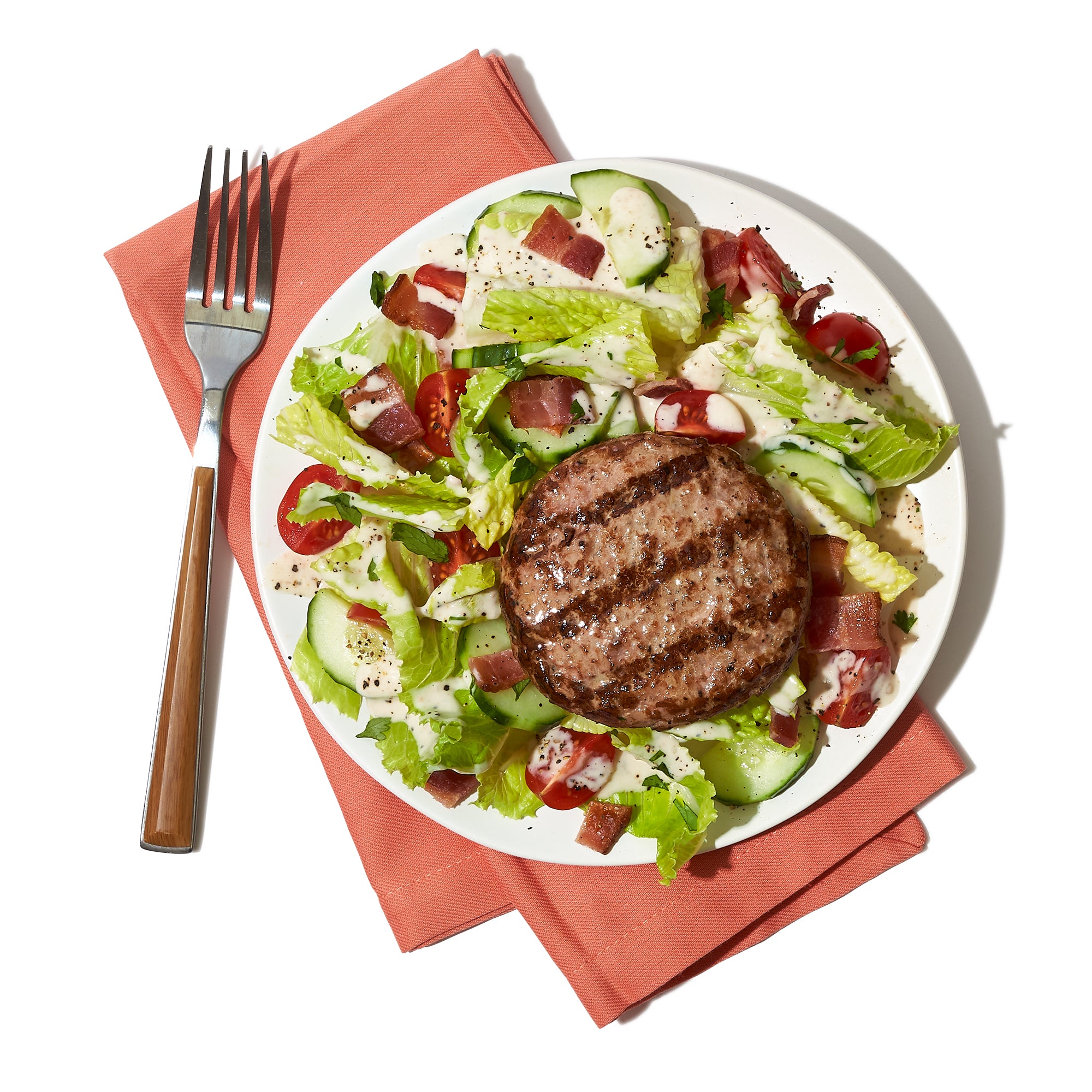 BACON-BURSTING BLT SALAD – Mighty Spark Food