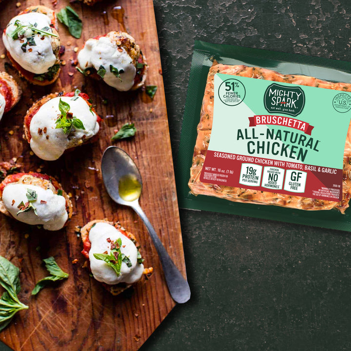 Mighty Spark Food. Eat well. Give Back.