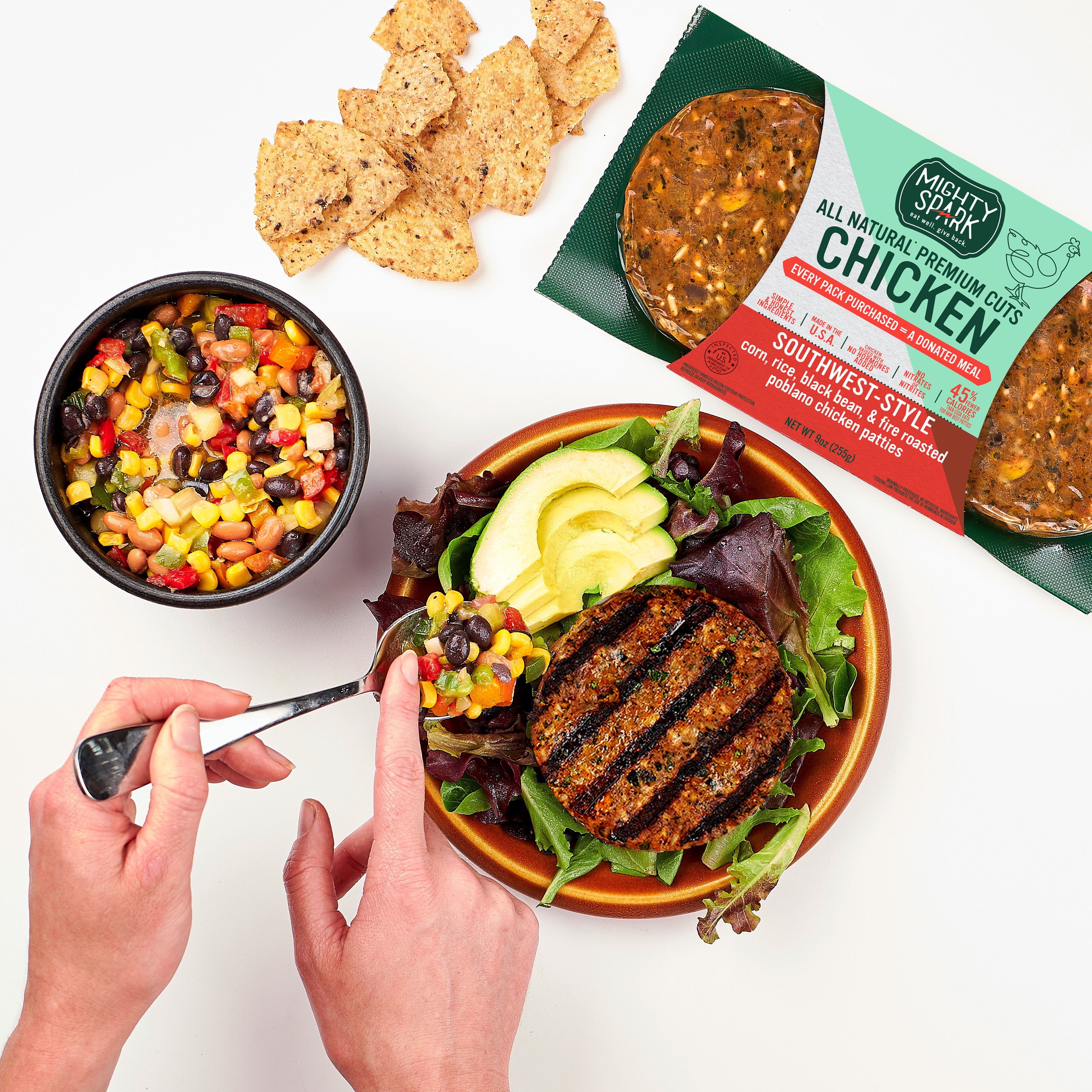 SOUTHWEST COWBOY SALAD – Mighty Spark Food